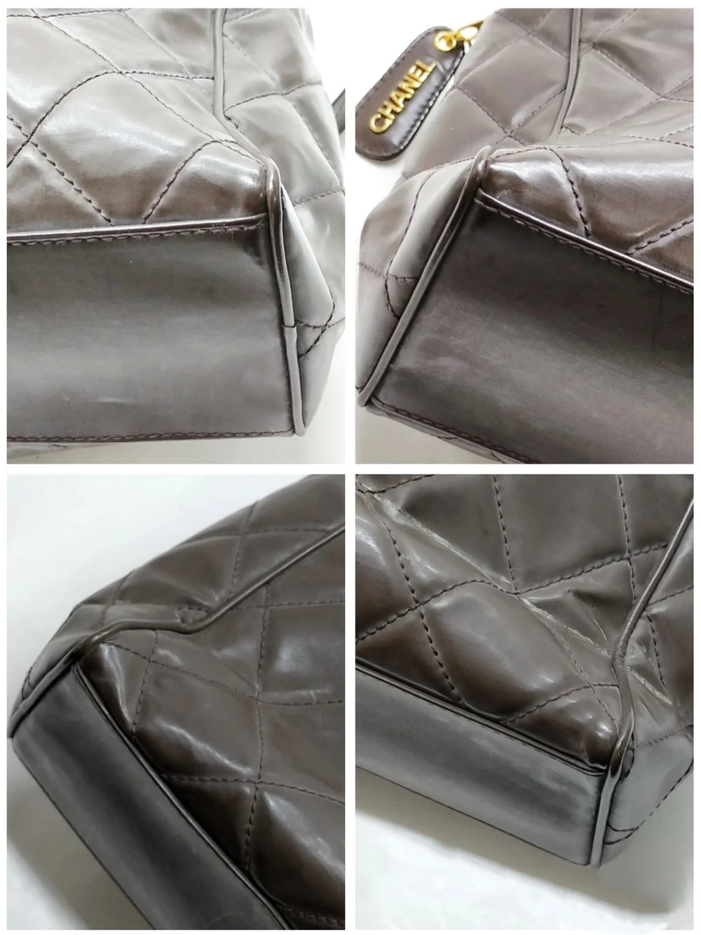 CHANEL | Bags | Chanel Vintage Brown Quilted Lambskin Camera Bag Series ...
